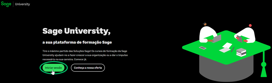 Sage University: Criação de conta – Help Center